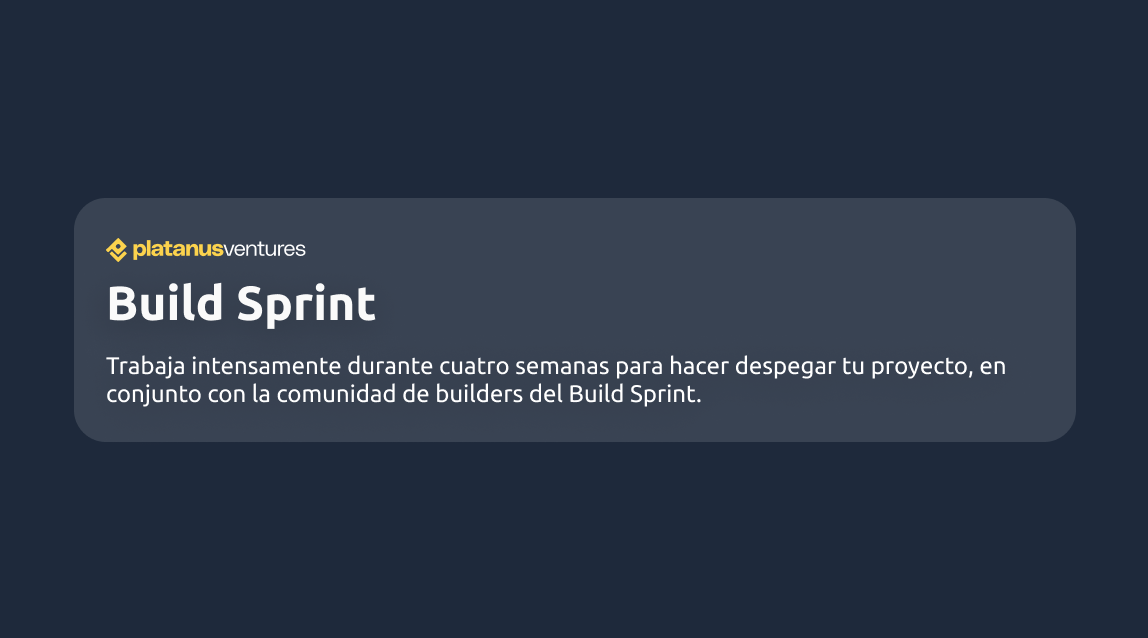 Platanus | Build Sprint